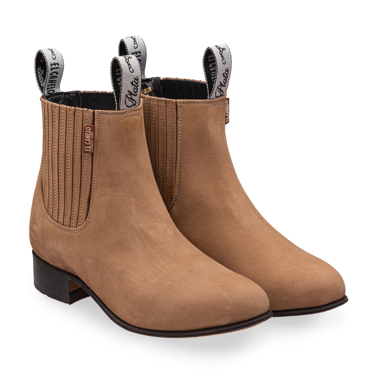 Botín charro| "PLATA"NOBUCK LKS – El CANELO Botas y Botines