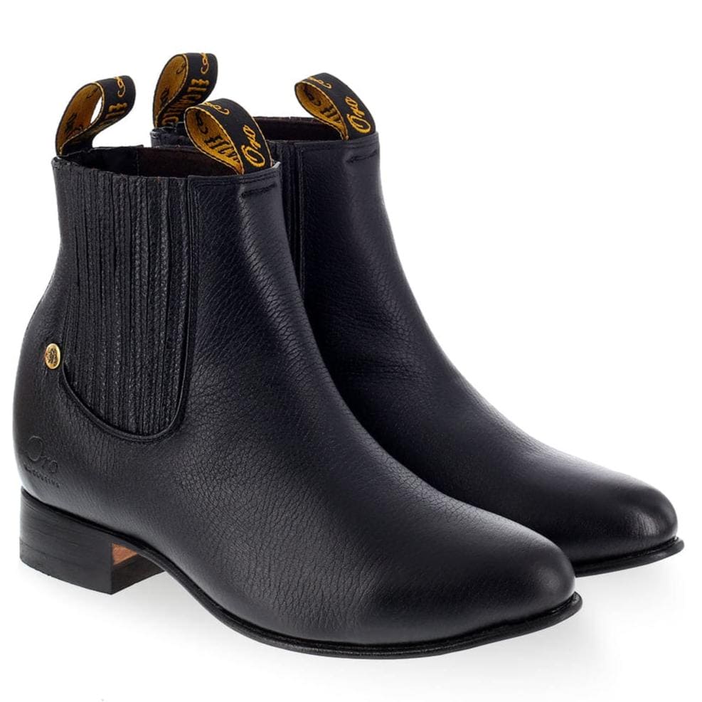 Botin Charro| "Oro" piel venado LKS – El CANELO Botas y Botines